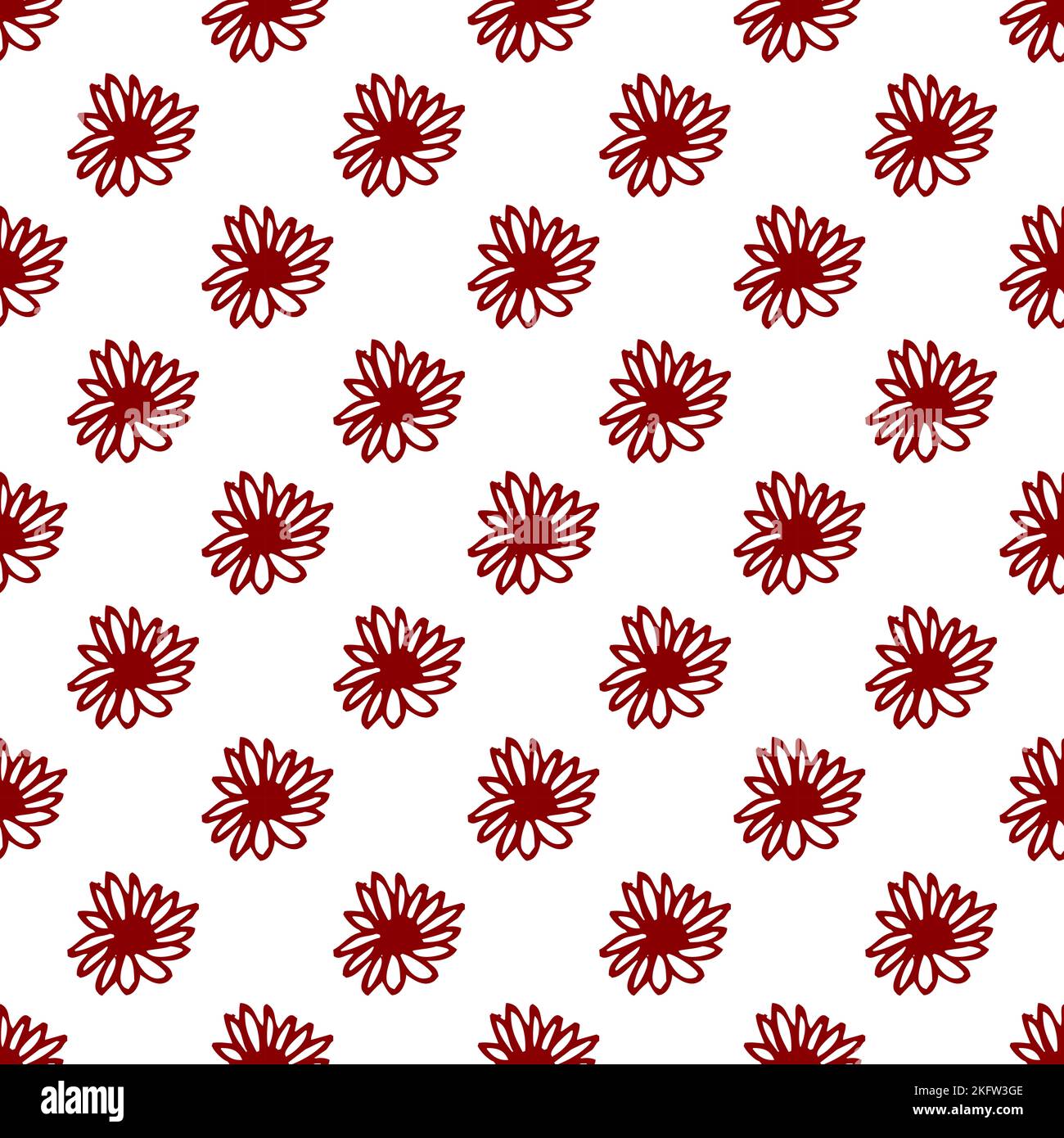 Seamless pattern in the trendy red color of 2023. The tiles can be ...