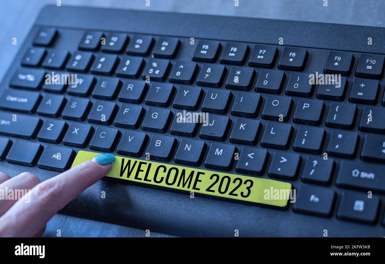 Writing displaying text Welcome 2023. Business showcase New Year ... Writing displaying text Welcome 2023. Business showcase New Year ...