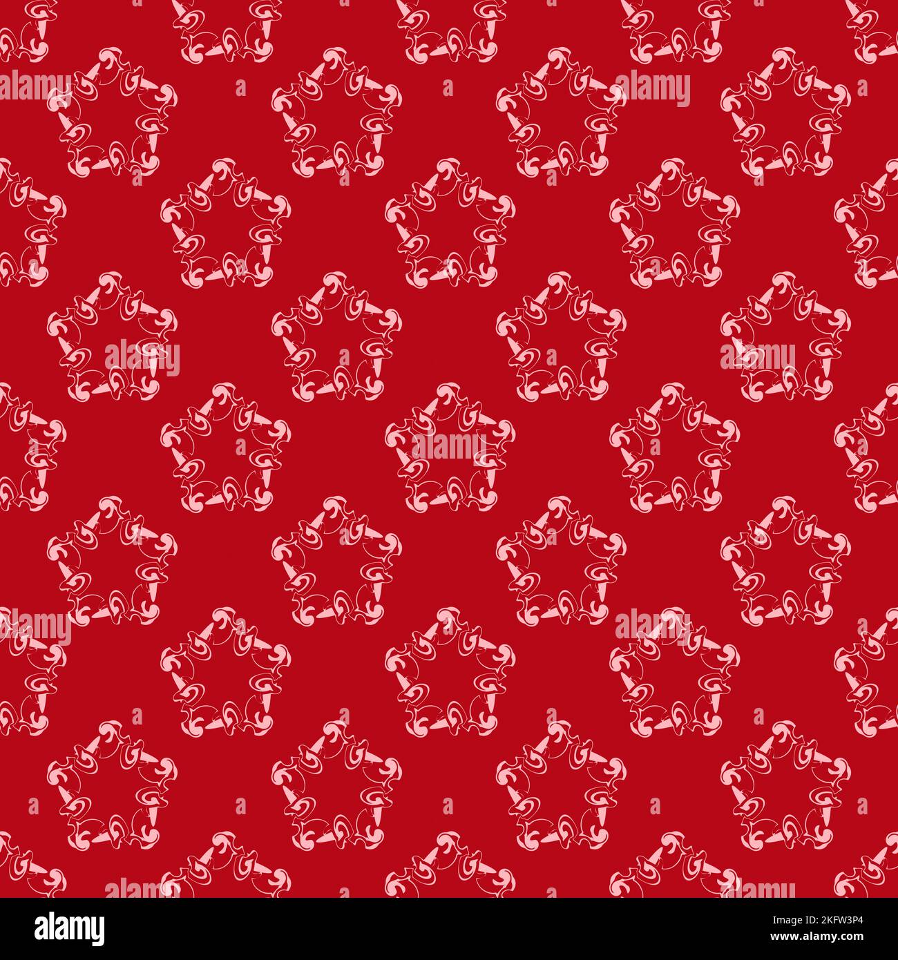 Seamless pattern in the trendy red color of 2023. The tiles can be ...