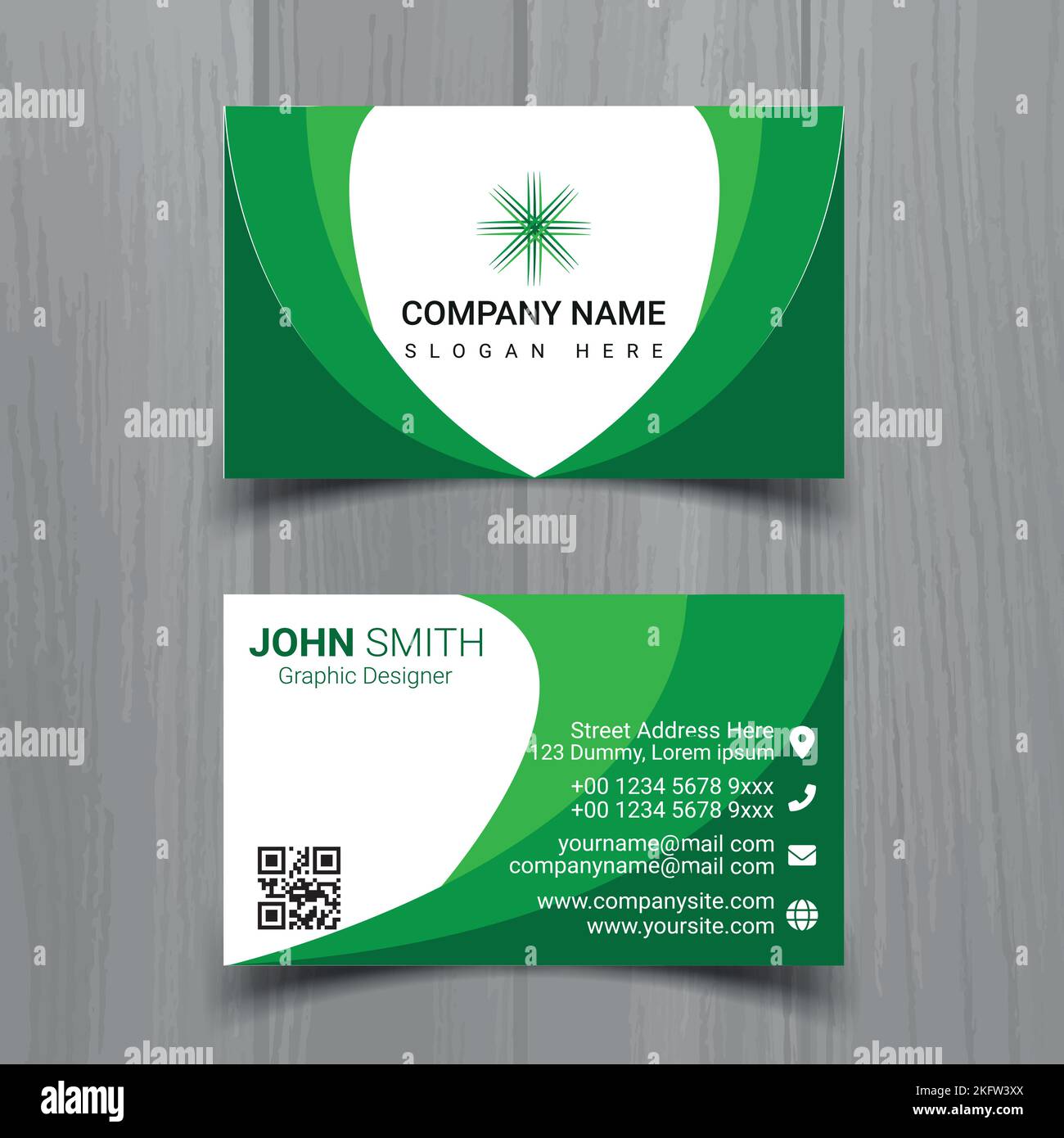 Professional business card design template Stock Vector Image & Art - Alamy Professional business card design template Stock Vector Image & Art - Alamy