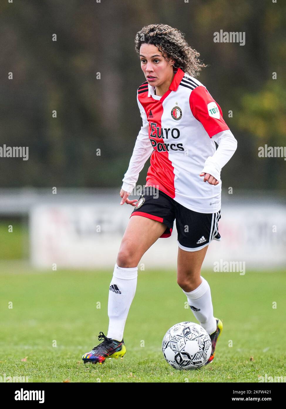 Heerenveen - Zoi van de Ven of Feyenoord V1 during the match between SC ...