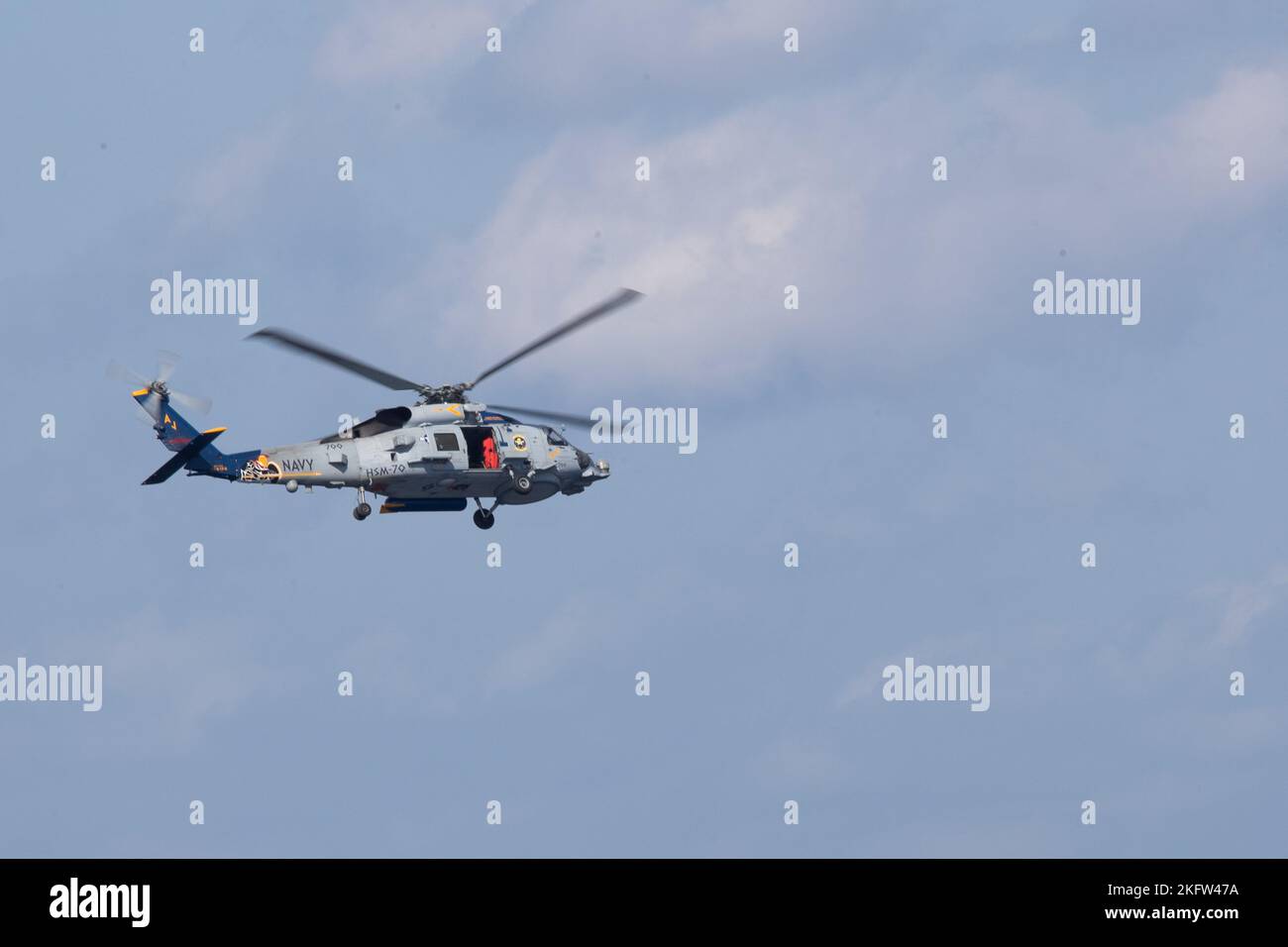 An MH-60R Sea Hawk, attached to the "Spartans" of Helicopter Maritime ...