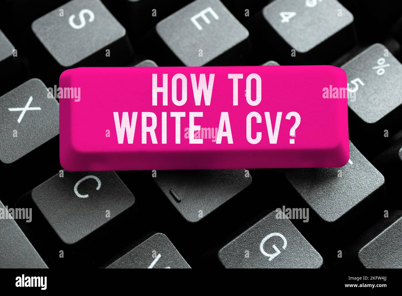 Conceptual display How To Write A Cv. Internet Concept Recommendations ...