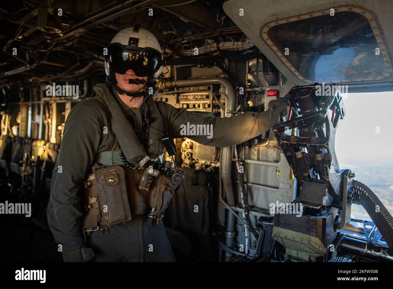 U.S. Marine Corps Lance Cpl. Blake Mason, a flight-line mechanic with ...