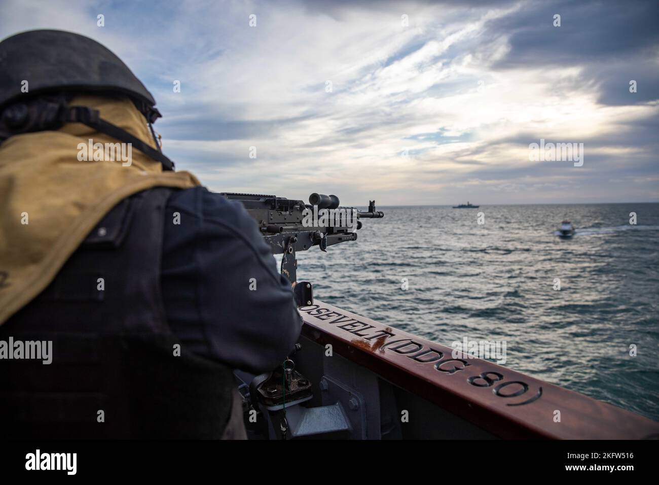 ENGLISH CHANNEL (Oct. 9, 2022) Retail Specialist 1st Class Steven Perez ...