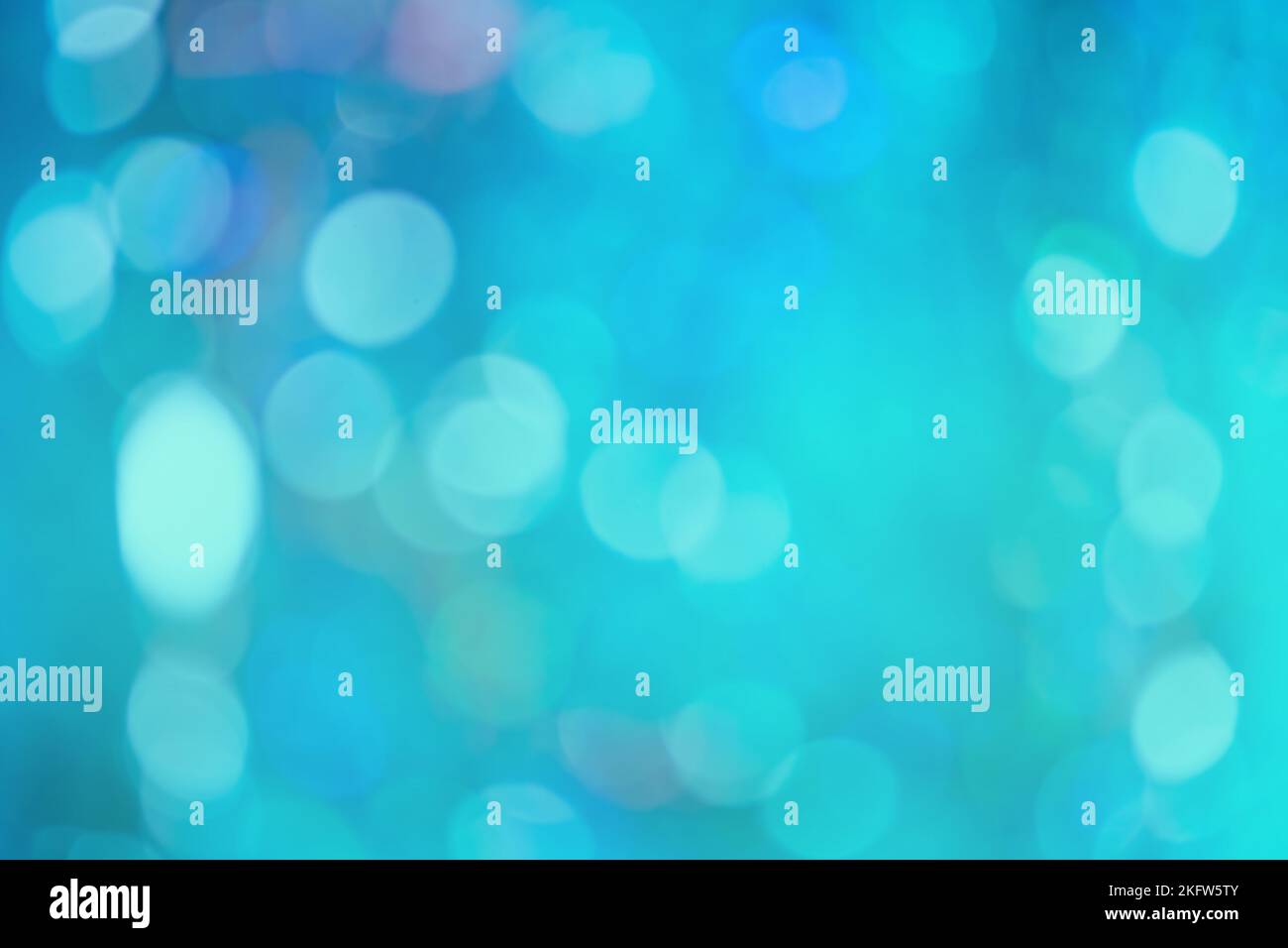Shimmering glow sheen on blurred background. Sky blue defocused bright ...