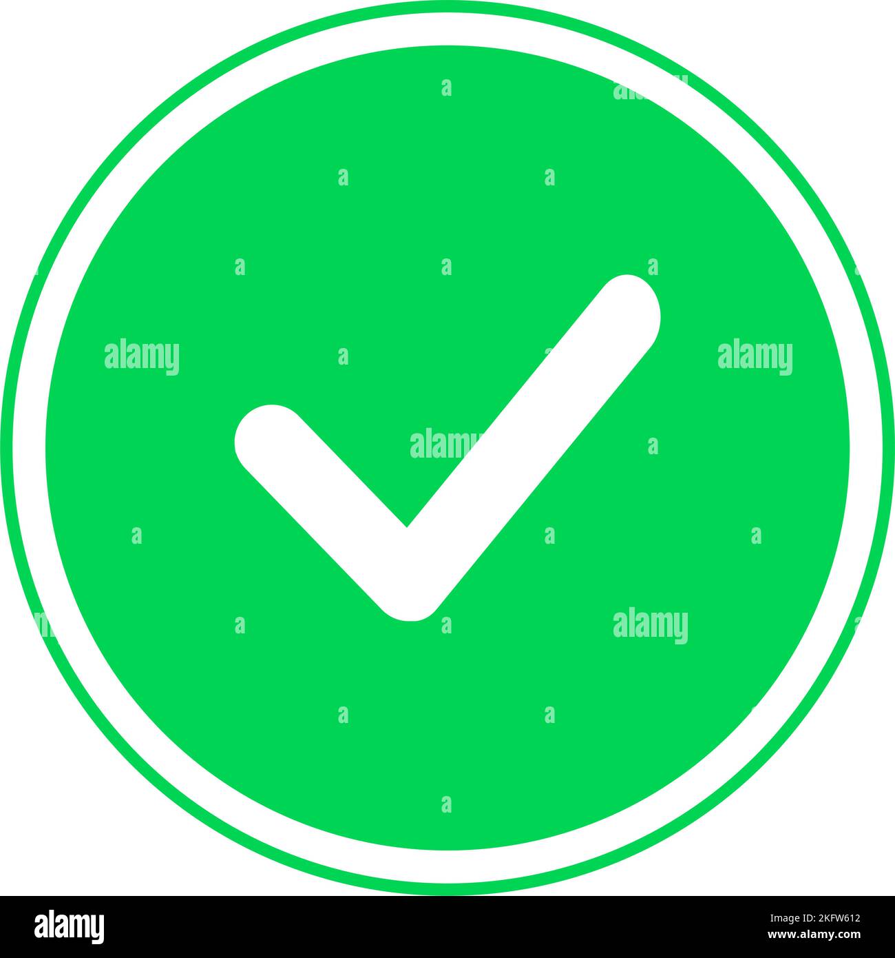 Confirmation icon, confirmation button, checkmark icon, verified icon ...