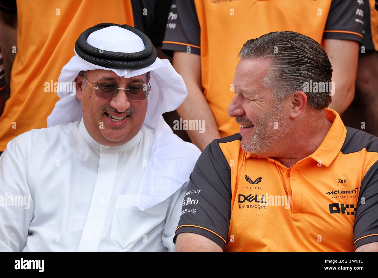 Mclaren executive director at a team photograph hi-res stock ...