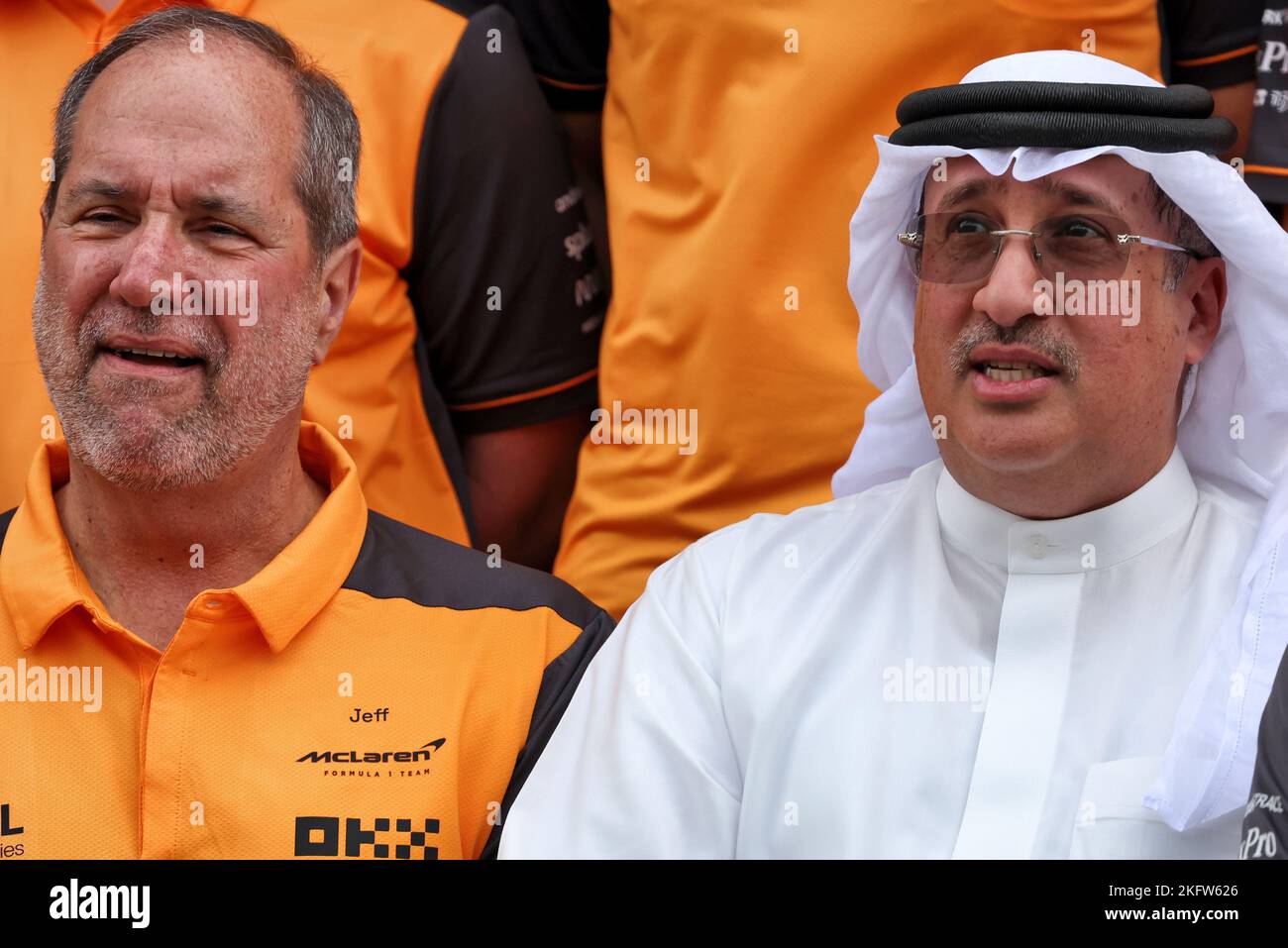 (L to R): Jeff Moorad (USA) MSP Sports Capital and McLaren Board ...