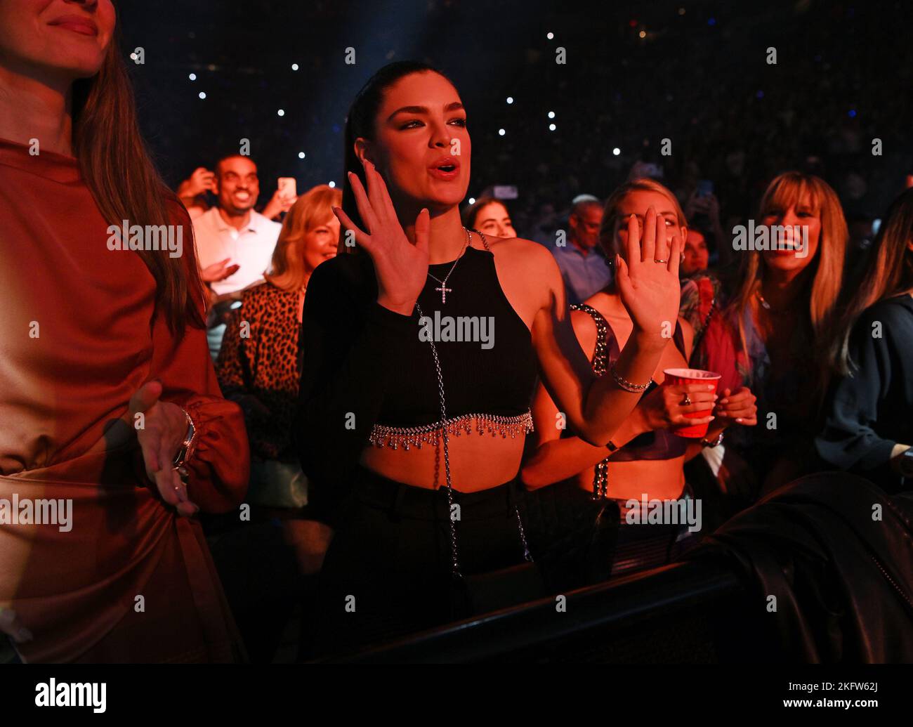 Miami, FL, USA. 19th Nov, 2022. Nadia Ferreira, Marc Anthony's fiancée ...