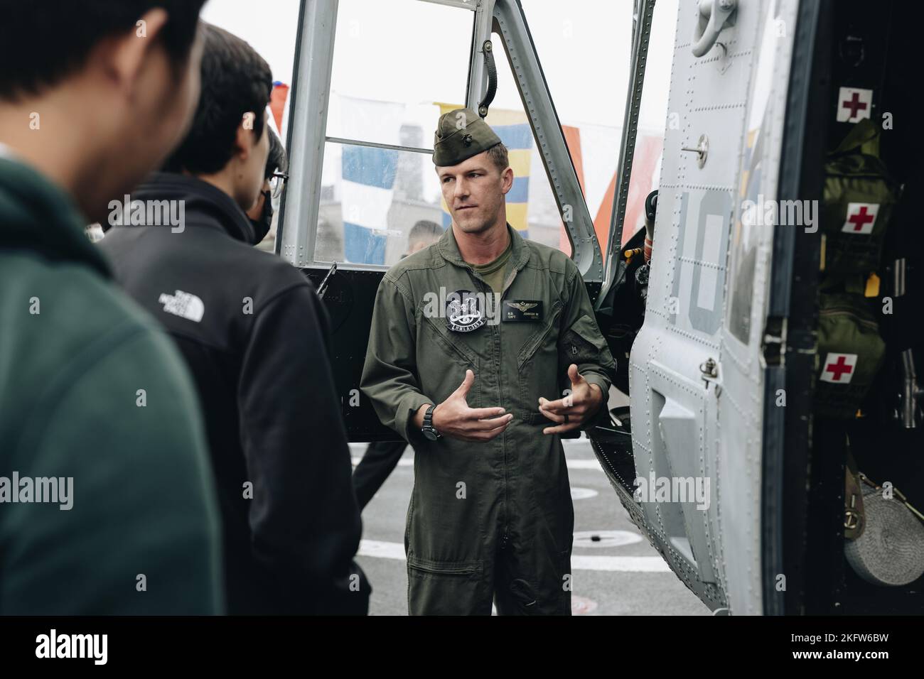 U.S. Marine Corps Capt. Richard Johnson III, a UH-1Y pilot with Light ...