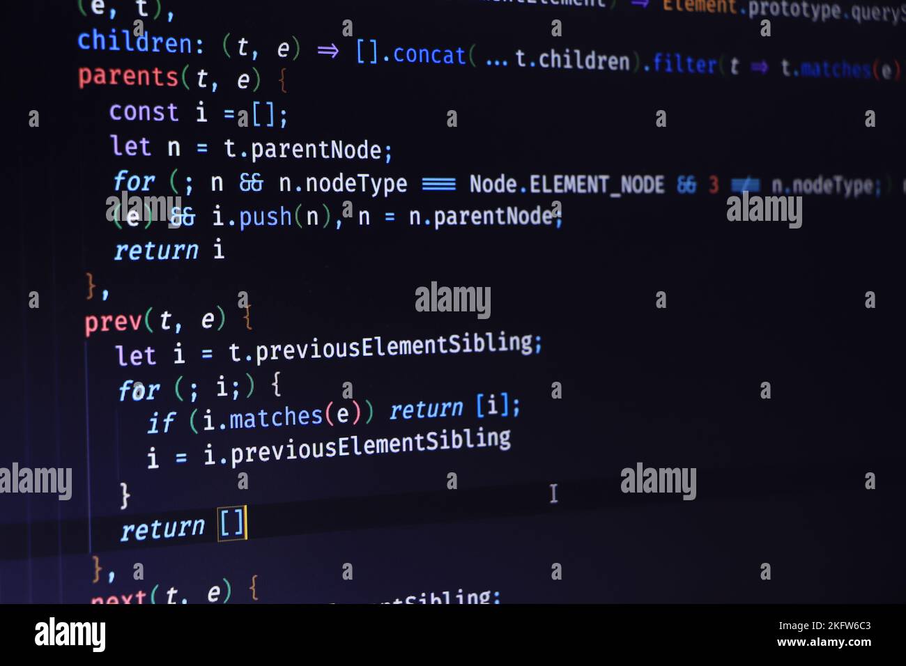 Software Developer Programming Code Abstract Computer Script Code Programming Code Screen Of