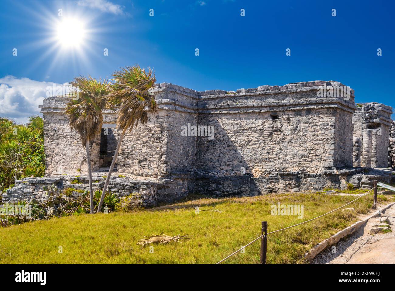 House of the Cenote, Mayan Ruins in Tulum, Riviera Maya, Yucatan ...