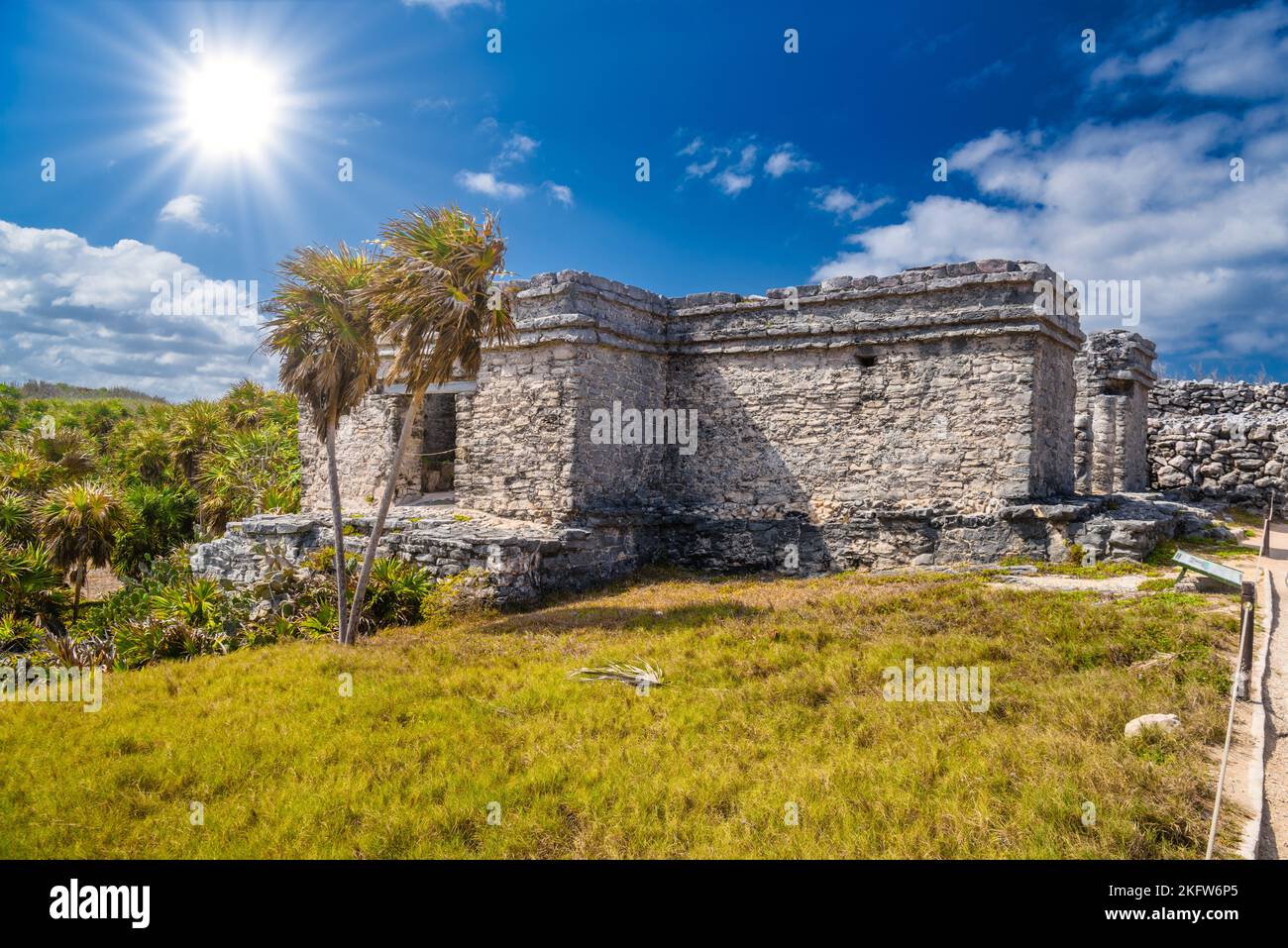 House of the Cenote, Mayan Ruins in Tulum, Riviera Maya, Yucatan ...