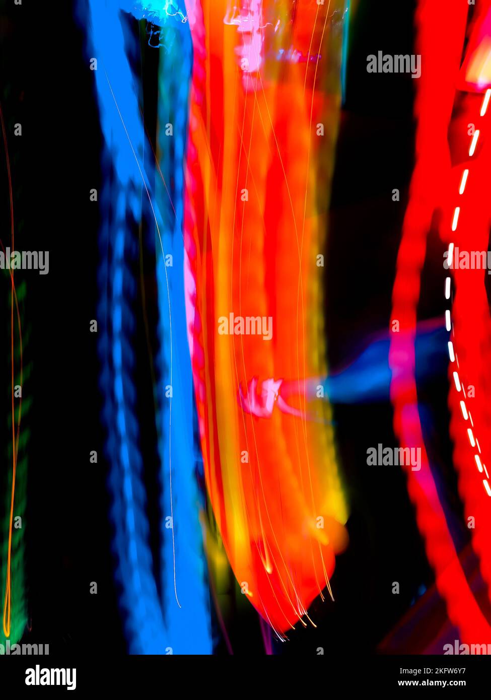 Modern neoned colors blurred motion out of focus charcoal dark texture ...