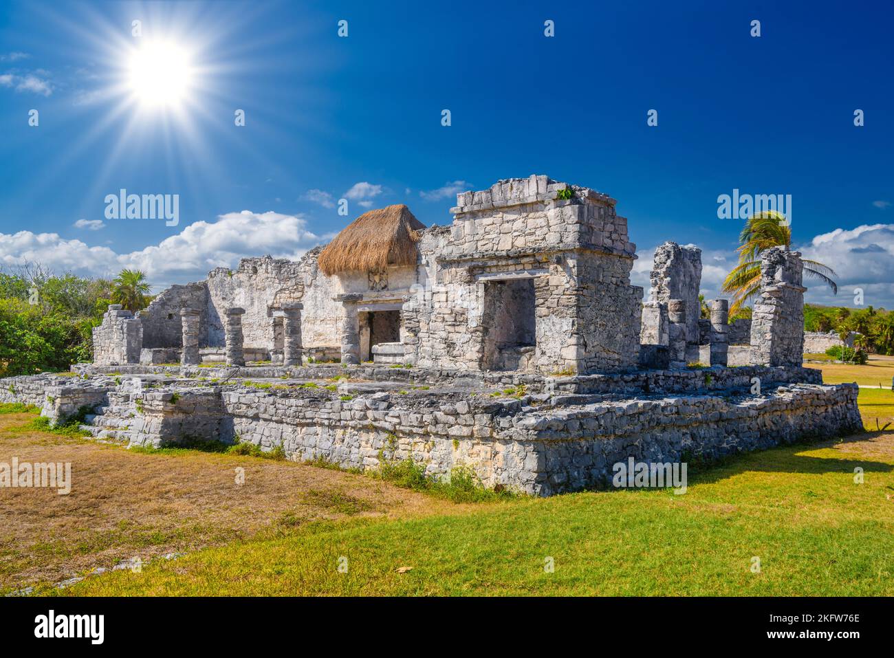 Great palace 25, Mayan Ruins in Tulum, Riviera Maya, Yucatan, Caribbean ...