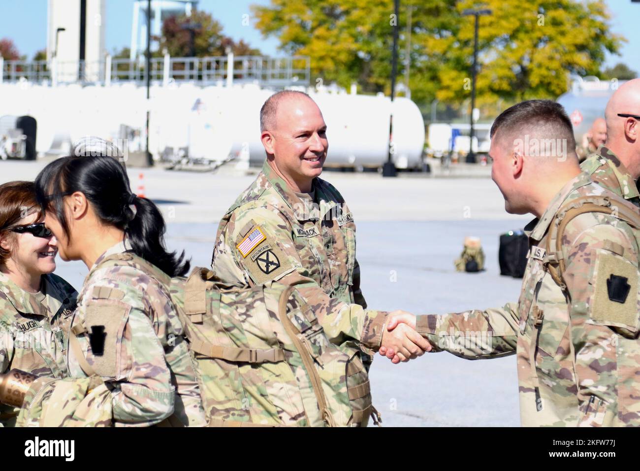 U.S. Army Brig. Gen. James McCormack bids farewell to Soldiers with ...