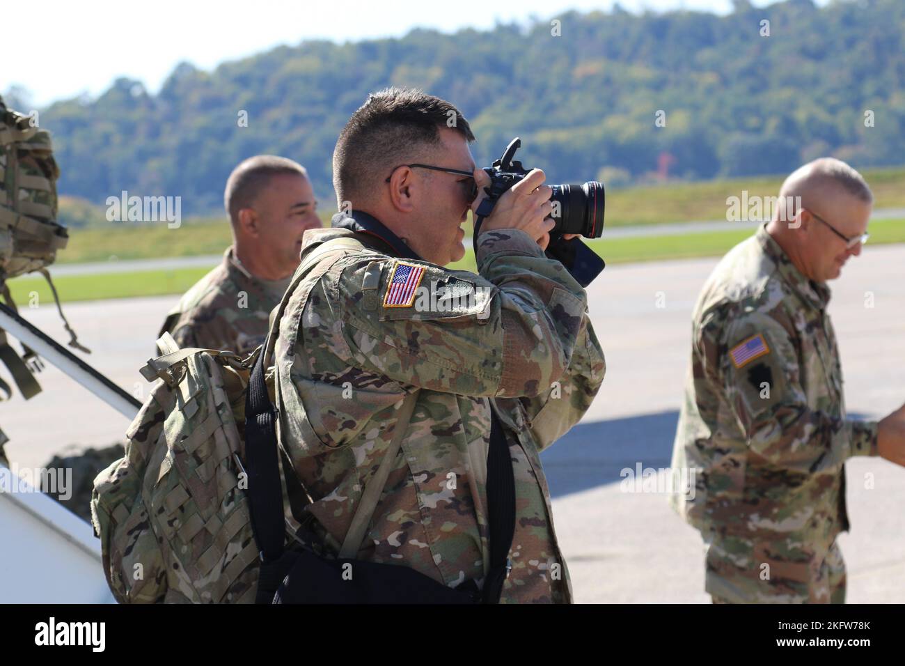 U.S. Army Master Sgt. Doug Roles, a public affairs specialist with the ...