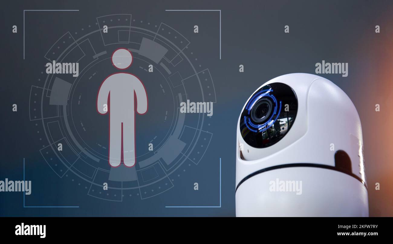 IP CCTV camera or surveillance system hi-technology install to show ...