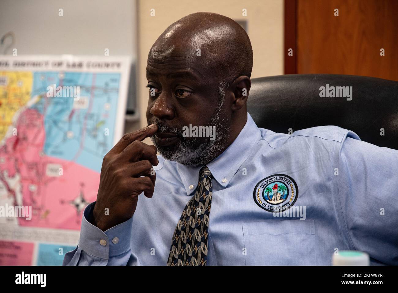 In response to Hurricane Ian, Lee County School Board member Frederick ...