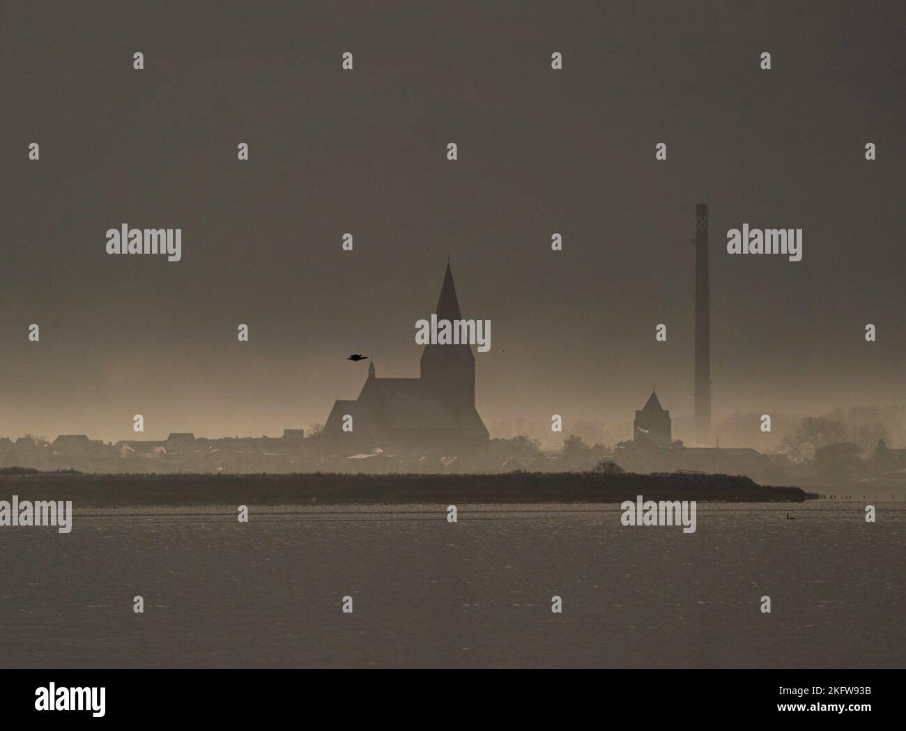 Barth, Germany. 20th Nov, 2022. Church of St. Mary. In the morning ...