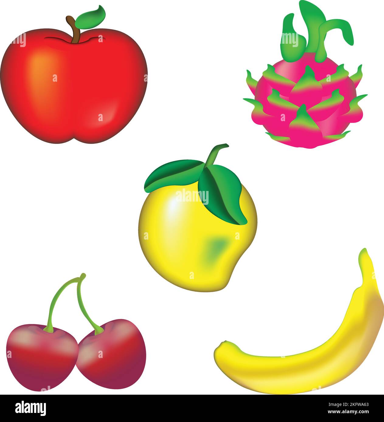 Botanical green pepper illustration Stock Vector Images - Alamy