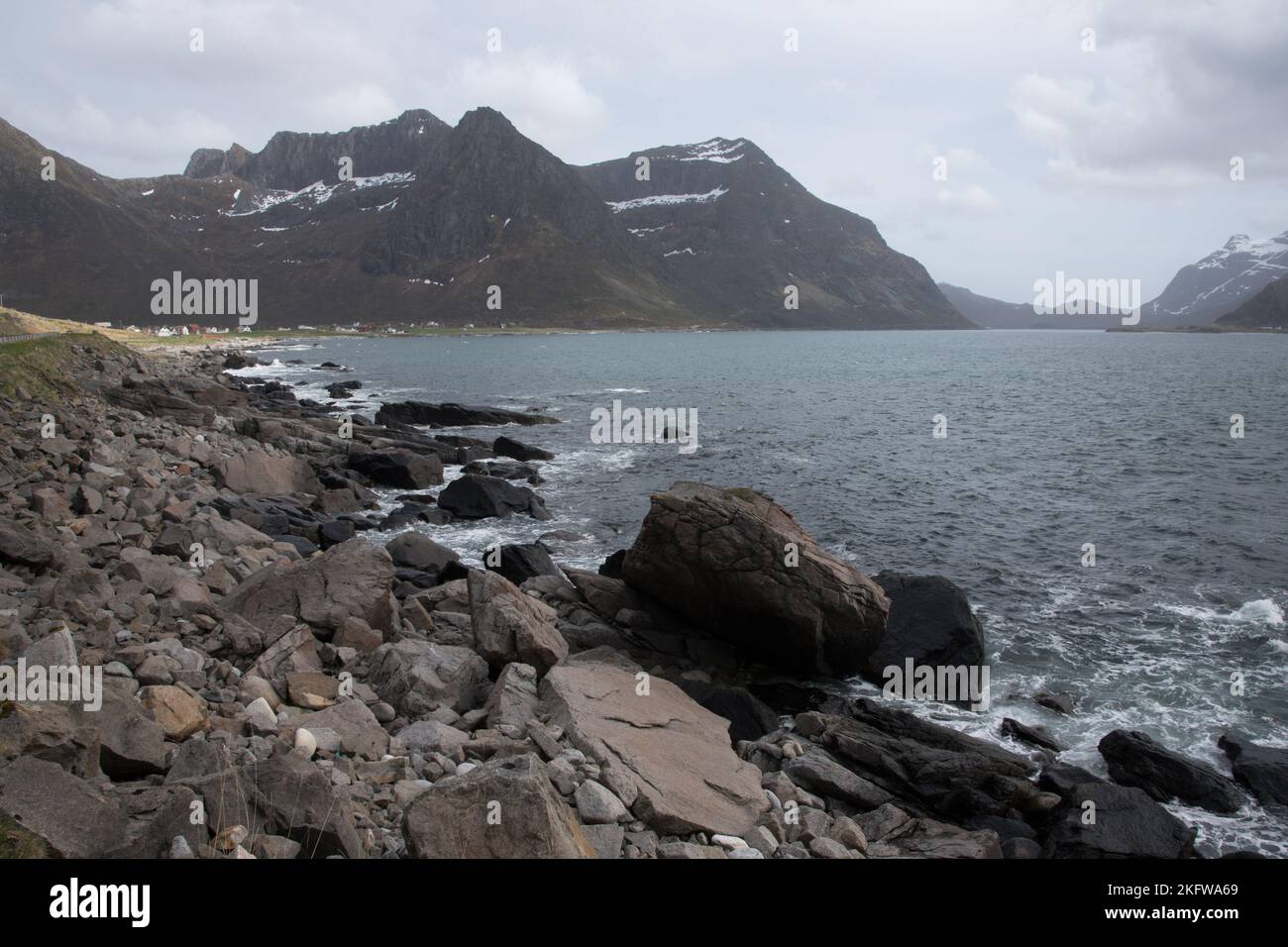 Varad is a small village on Flakstadøya island of the Lofoten ...