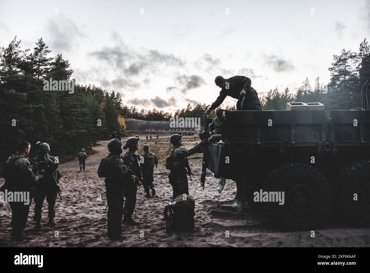 U.S. Marines with Combat Logistics Battalion 6 (CLB-6), Combat ...