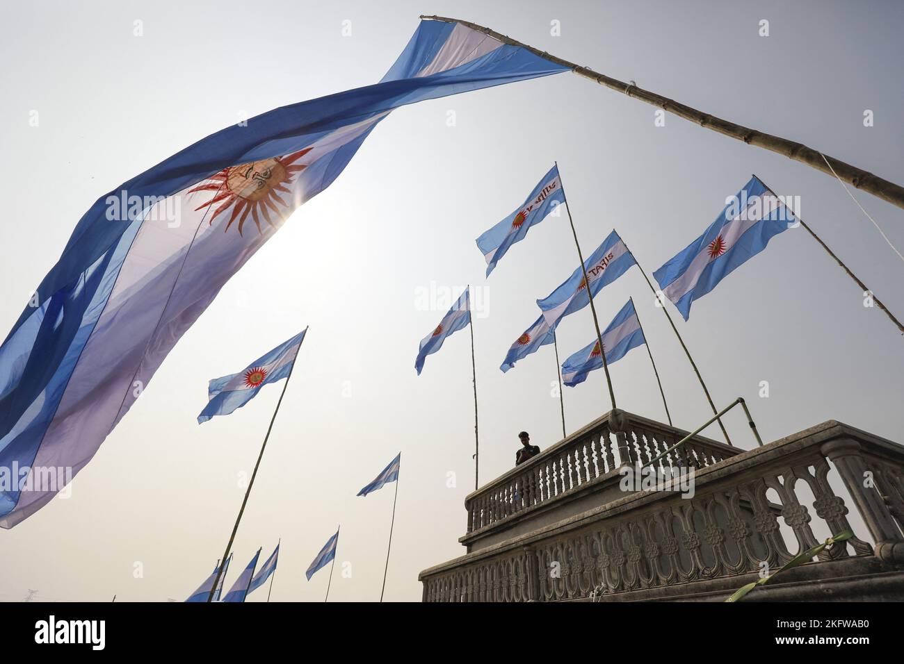 The national flags of countries competing in the forthcoming FIFA World ...