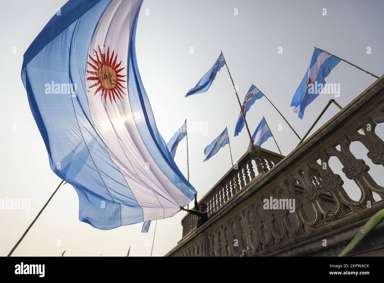 The national flags of countries competing in the forthcoming FIFA World ...