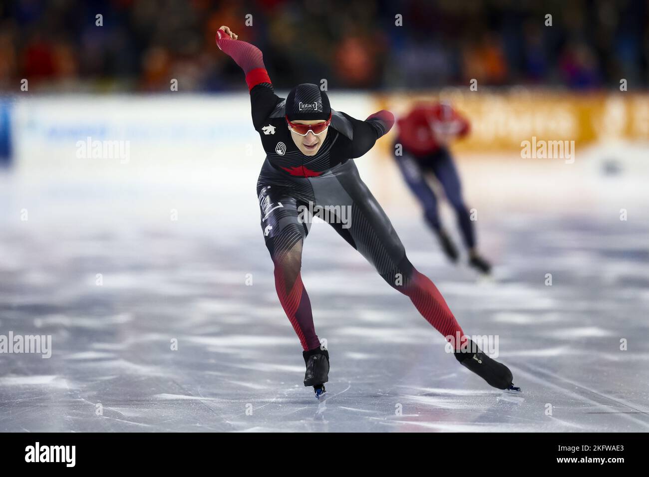HERENVEEN - Connor Howe (CAN) in action on the 1500 meters during the ...