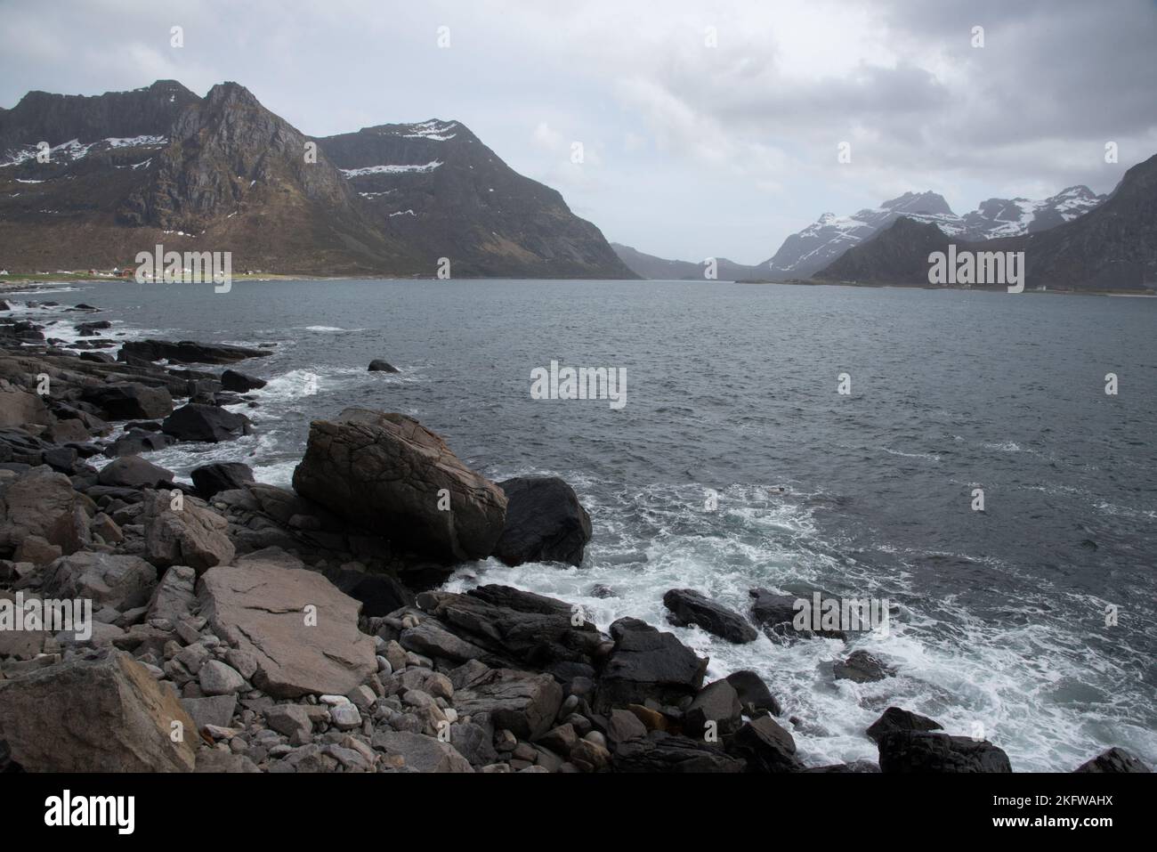 Varad is a small village on Flakstadøya island of the Lofoten ...