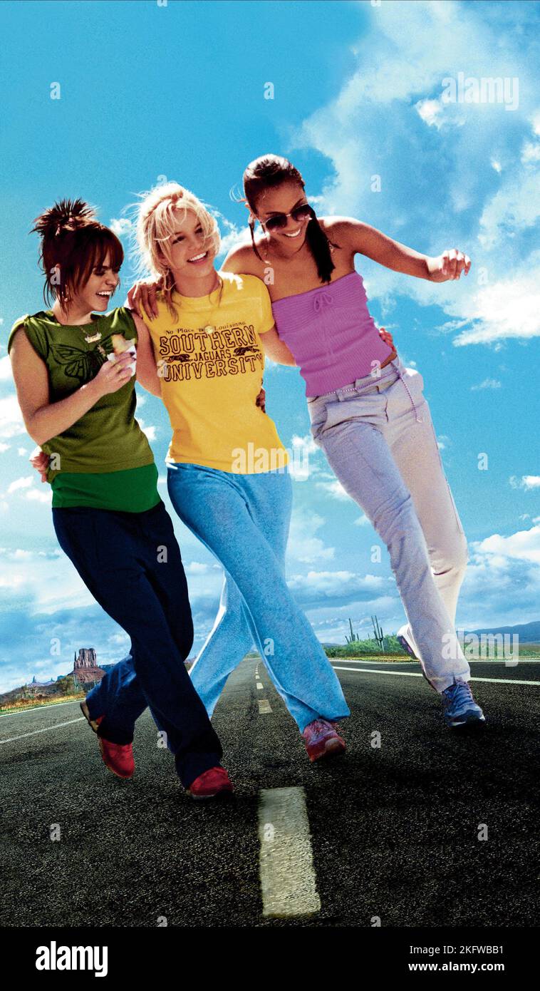 TARYN MANNING, BRITNEY SPEARS, ZOE SALDANA, CROSSROADS, 2002 Stock ...