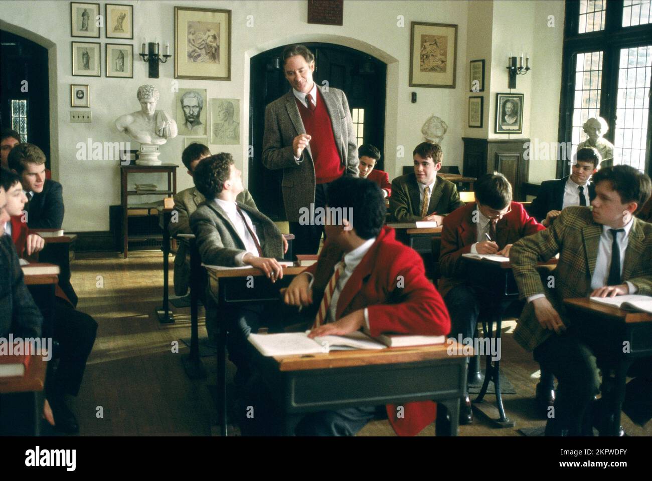 JESSE EISENBERG, KEVIN KLINE, THE EMPEROR'S CLUB, 2002 Stock Photo - Alamy