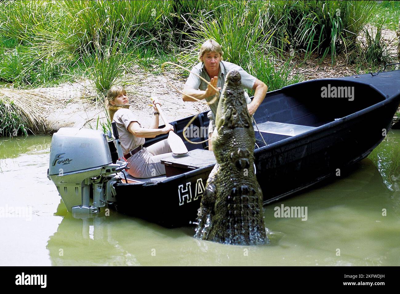 Terri Irwin Steve Irwin The Crocodile Hunter Collision Course 2002