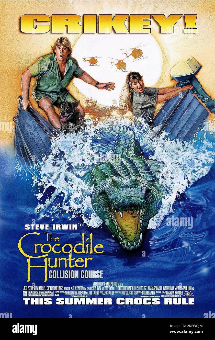 STEVE IRWIN, TERRI IRWIN, THE CROCODILE HUNTER: COLLISION COURSE, 2002 ...