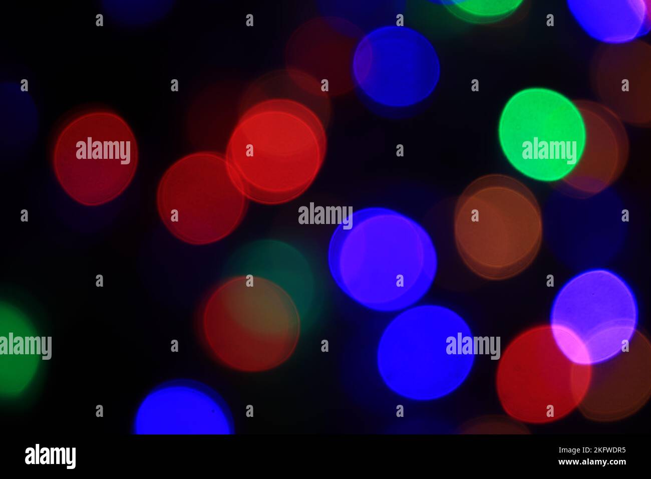 Colorful lights on dark background Stock Photo - Alamy