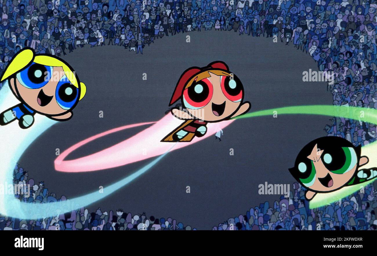 BUBBLES, BLOSSOM, BUTTERCUP, THE POWERPUFF GIRLS, 2002 Stock Photo - Alamy