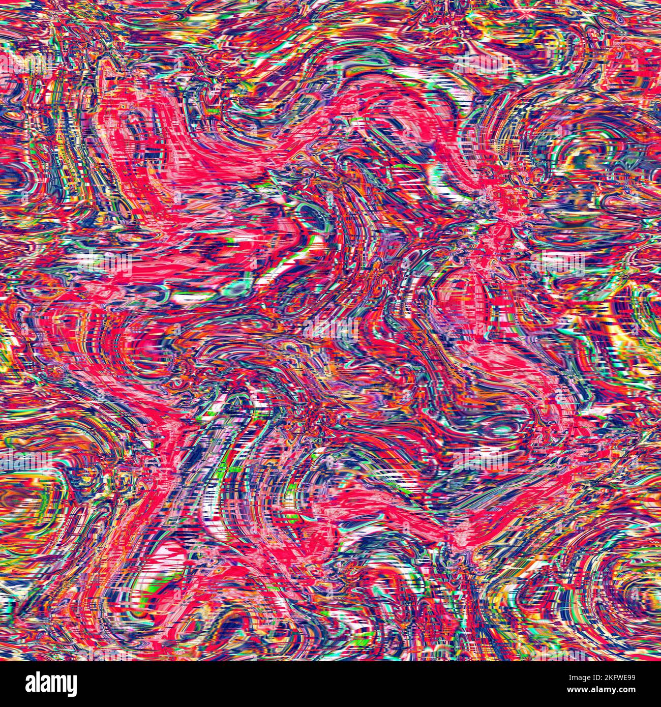 Vibrant pink distortion pattern. Bright colorful kitsch wallpaper for ...