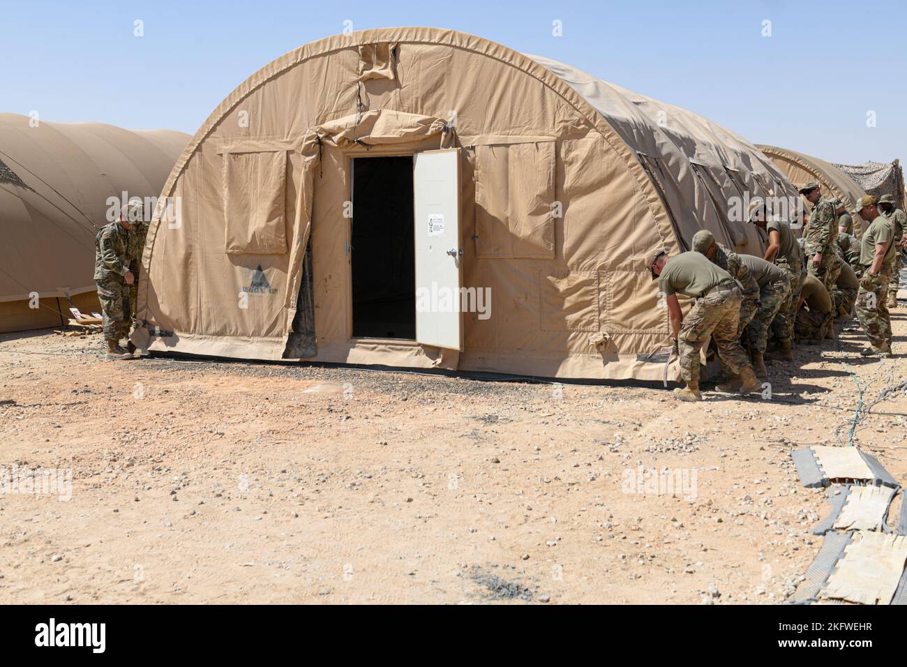 U.S. Air Force “DirtBoyz” assigned to the 378th Expeditionary Civil ...