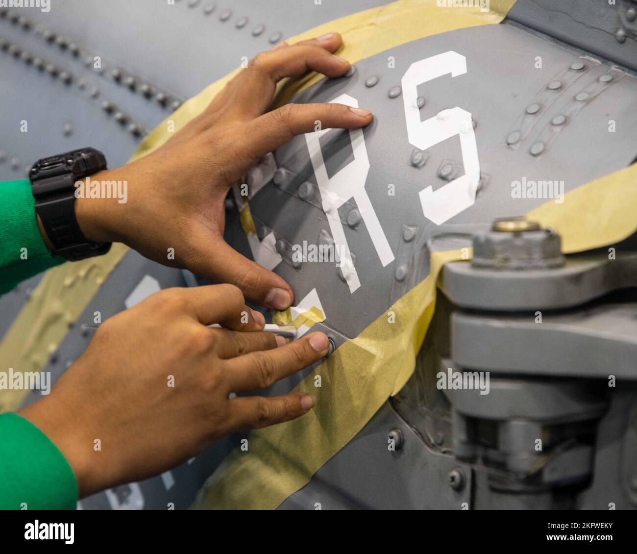 Warning stencils hi-res stock photography and images - Alamy