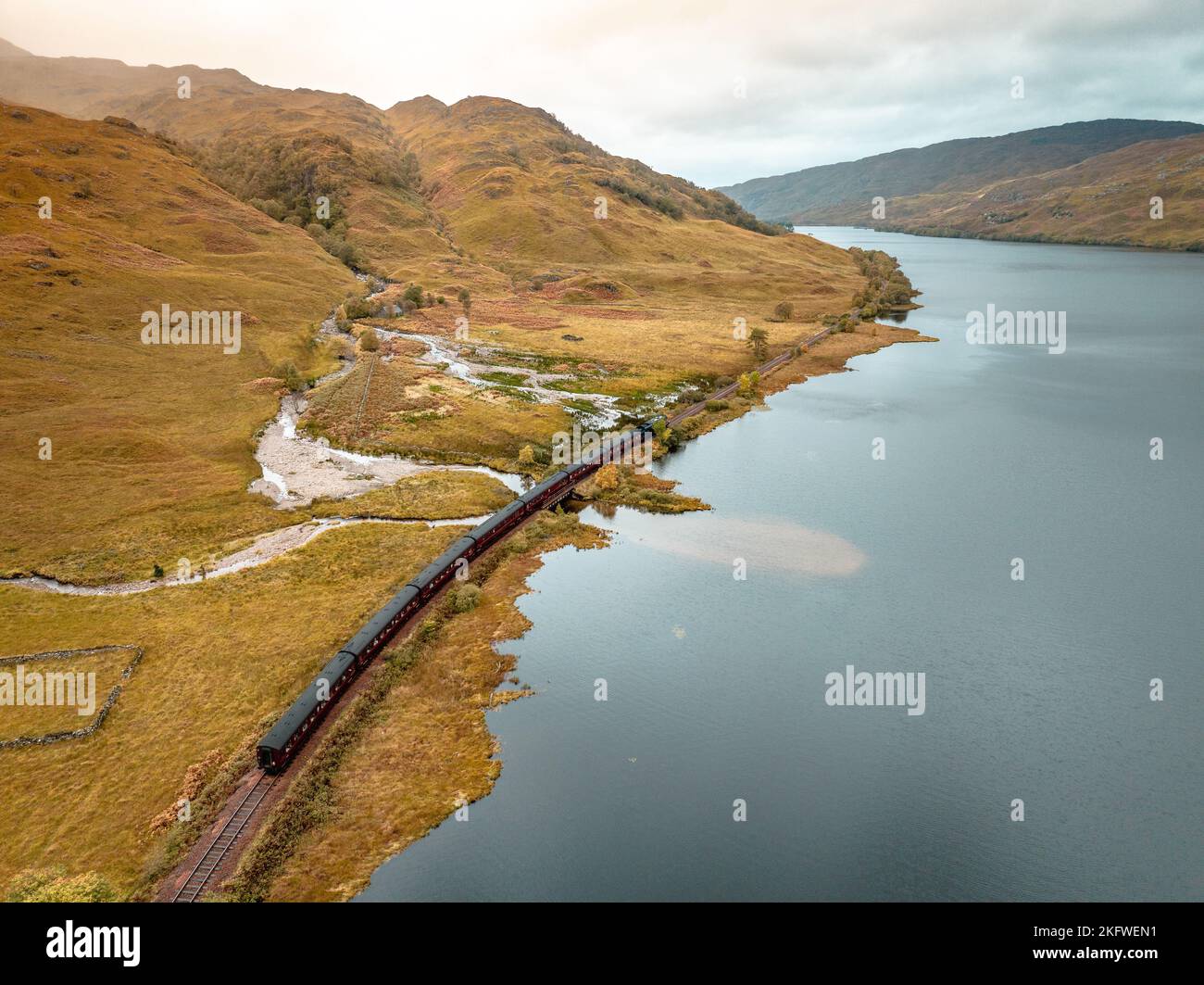 West highland railway aerial hi-res stock photography and images - Alamy