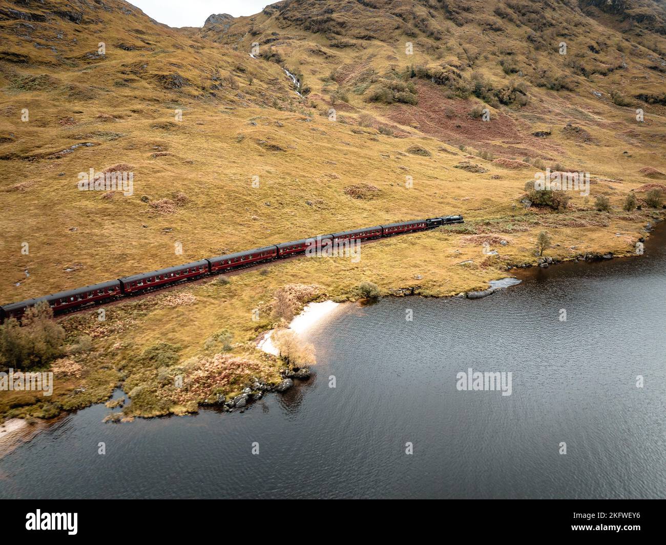 West highland railway aerial hi-res stock photography and images - Alamy