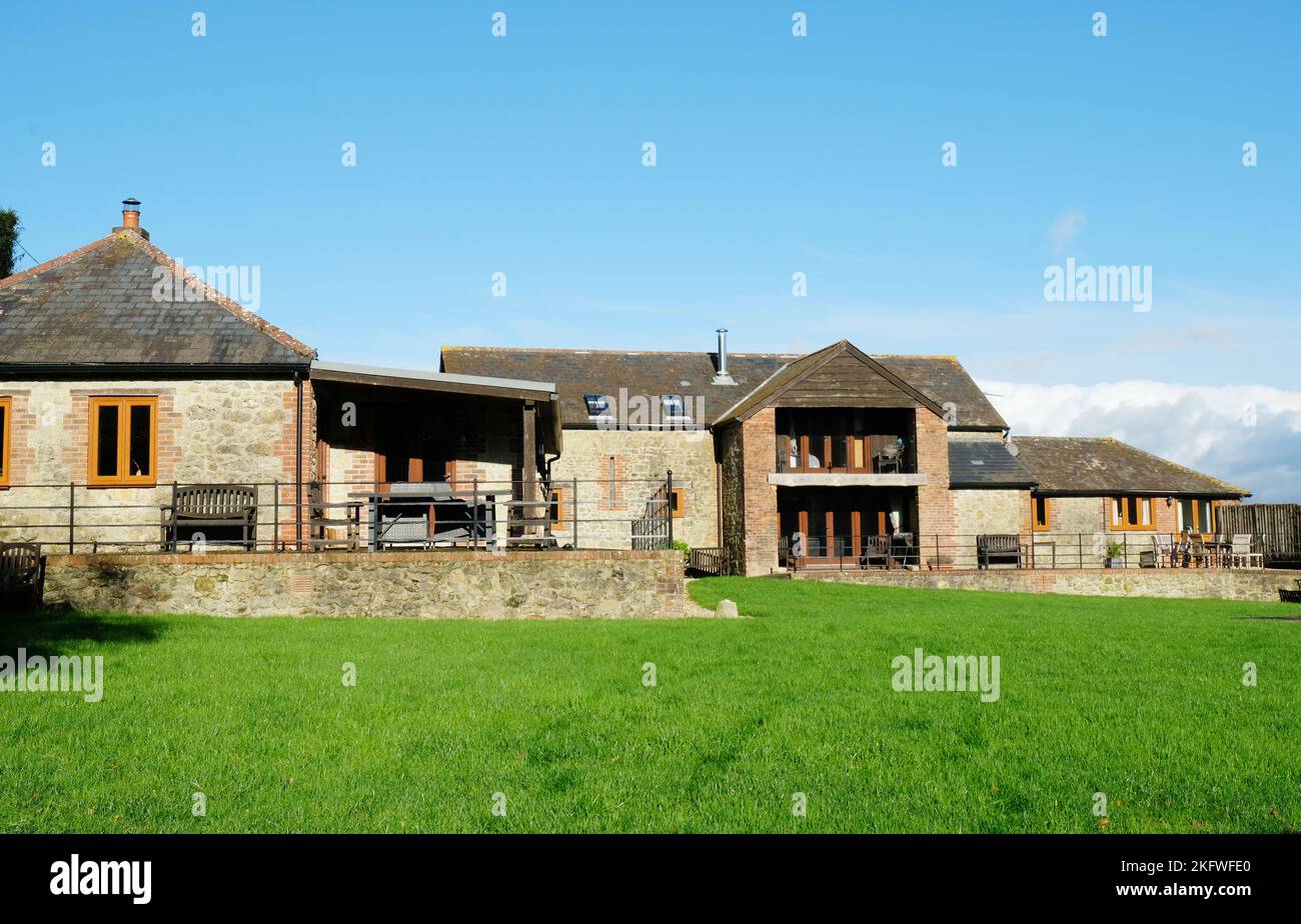 Barn conversions being used as holiday lets, Dorset, UK - John Gollop ...