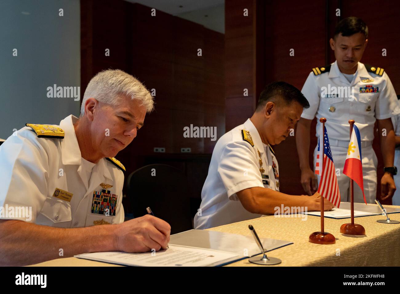 221011-N-DB724-1011 CEBU, Philippines (Oct. 11, 2022) Vice Adm. Karl Thomas, commander, U.S. 7th ...