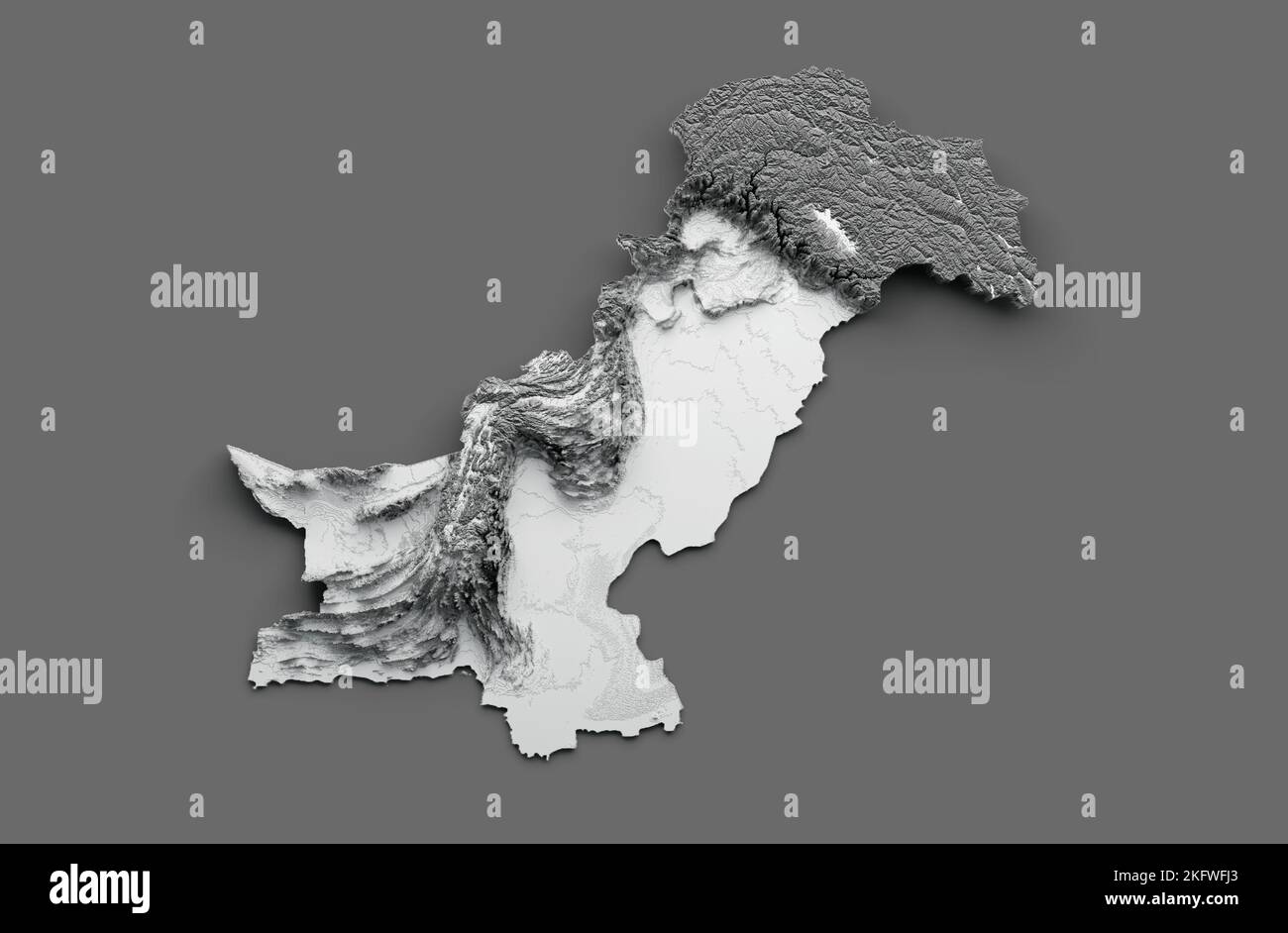 Relief map pakistan relief hi-res stock photography and images - Alamy