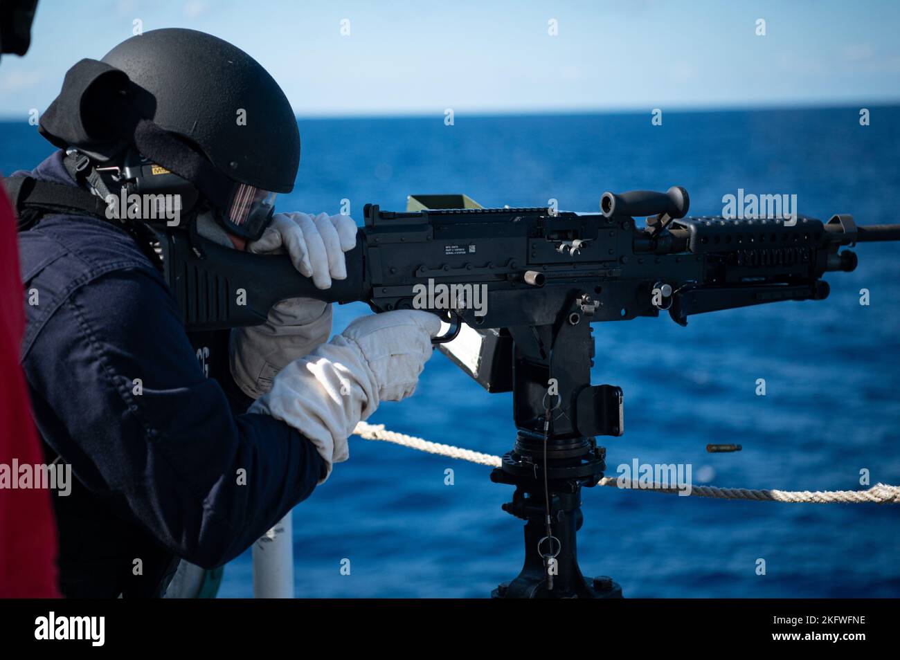 U.S. Coast Guard Petty Officer 1st Class Patrick Dings, a maritime ...