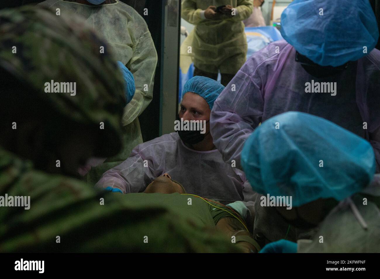U.S. Navy Corpsman HM3 George Grant with 3d Battalion, 12th Marines and ...