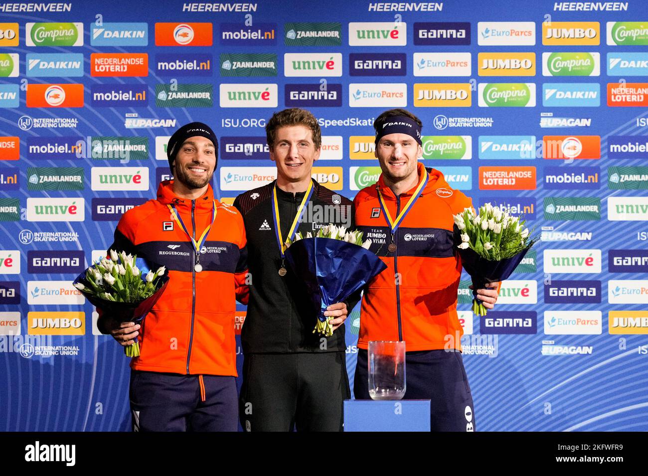 HEERENVEEN, NETHERLANDS - NOVEMBER 20: Kjeld Nuis of The Netherlands ...