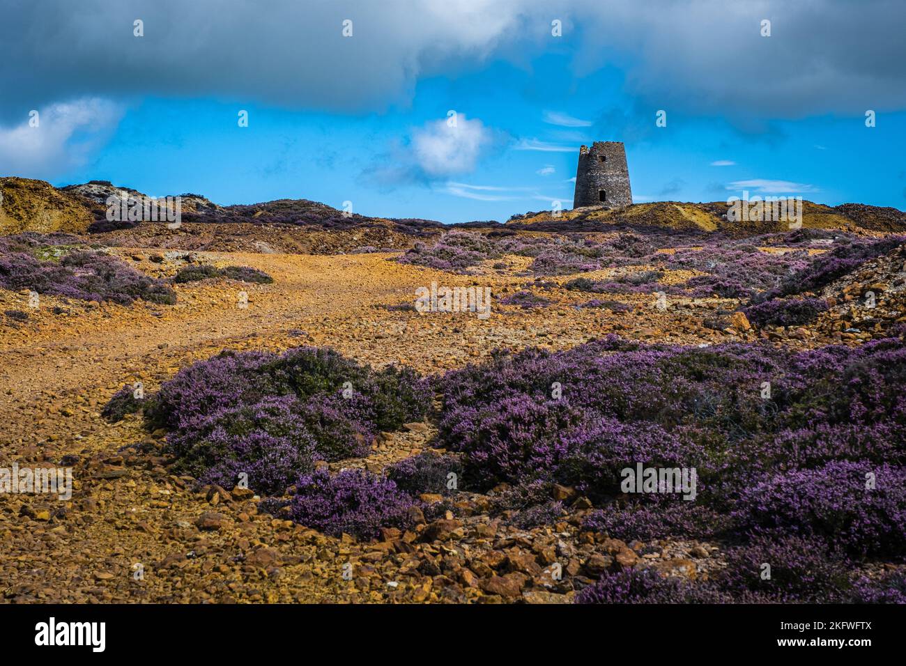 Old windmill parys copper mine hi-res stock photography and images - Alamy